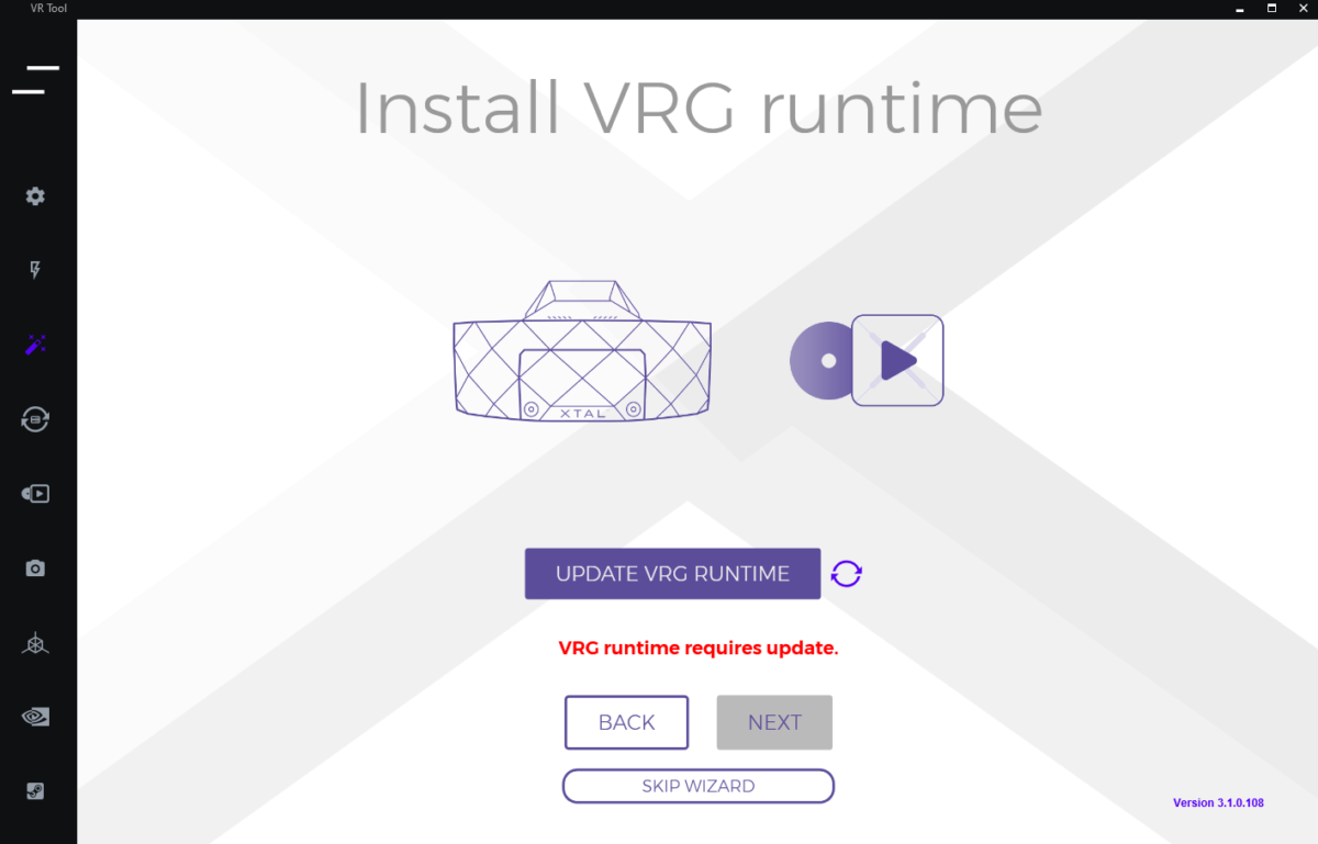 First setup | Vrgineers