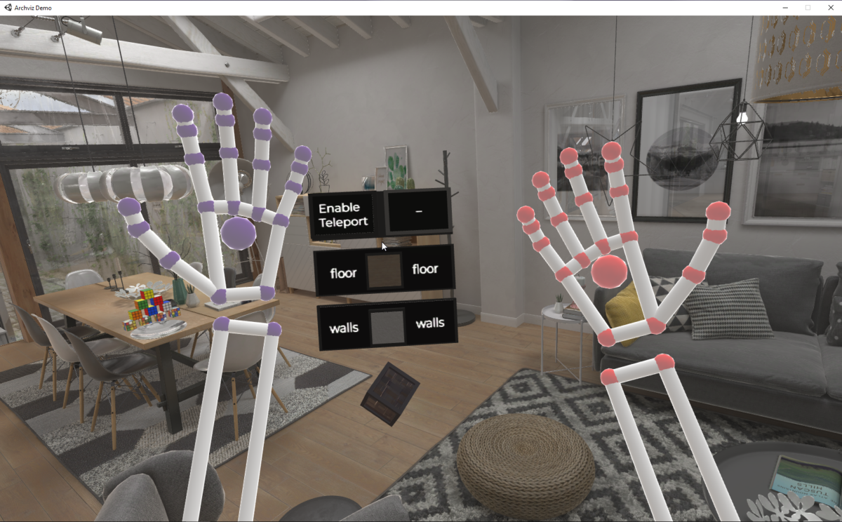 Ultraleap / Leap Motion Menu | Vrgineers