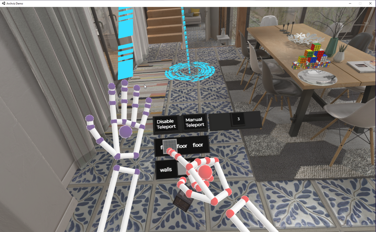 Ultraleap / Leap Motion Menu | Vrgineers