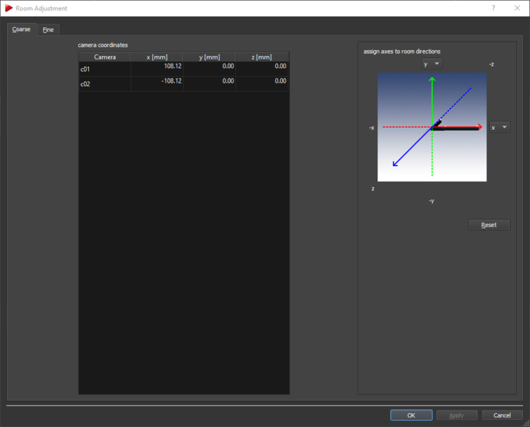 Room calibration | Vrgineers