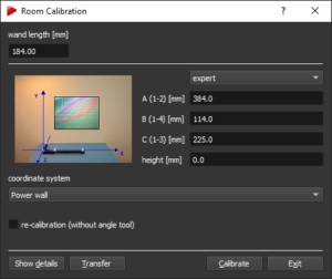 Room calibration | Vrgineers