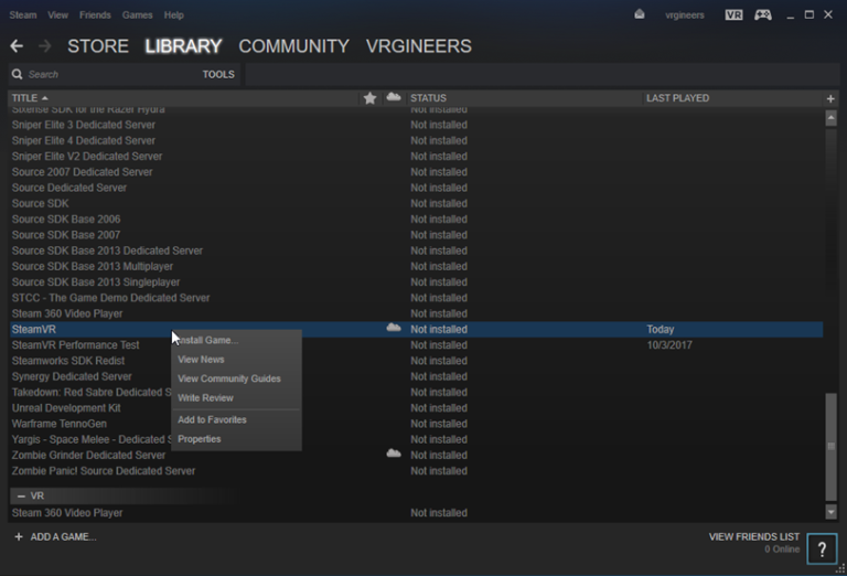 SteamVR Driver | Vrgineers
