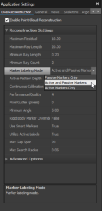 Motive settings | Vrgineers