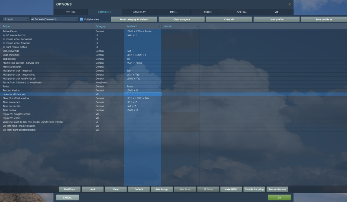 Recommended settings | Vrgineers