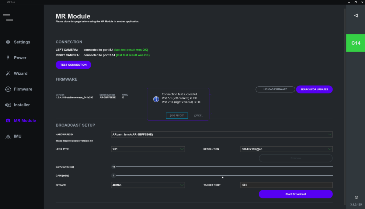 MR module window | Vrgineers
