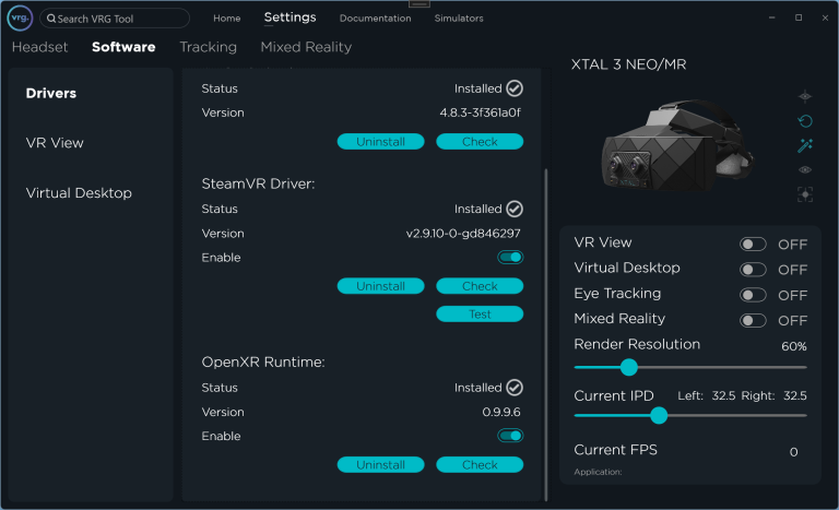 OpenXR Runtime | Vrgineers